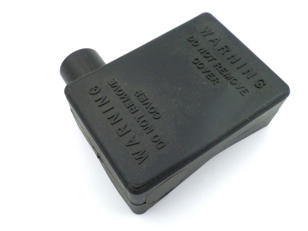 PVC left negative car battery terminal cover 40mm 50mm N-11